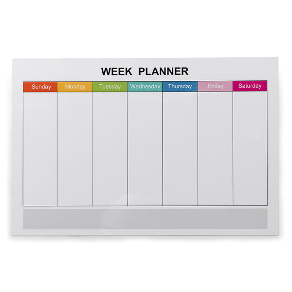 EzyVM Week Planner 90cm X 60cm - Magnetic Stick-on Film – Collaborative ...